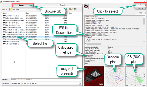 Select Photometric File(s)